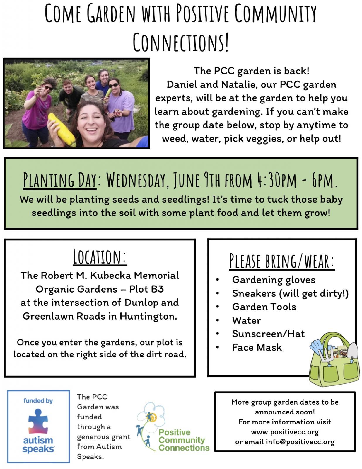 Positive Community Connections: Community Garden Planting Day ...