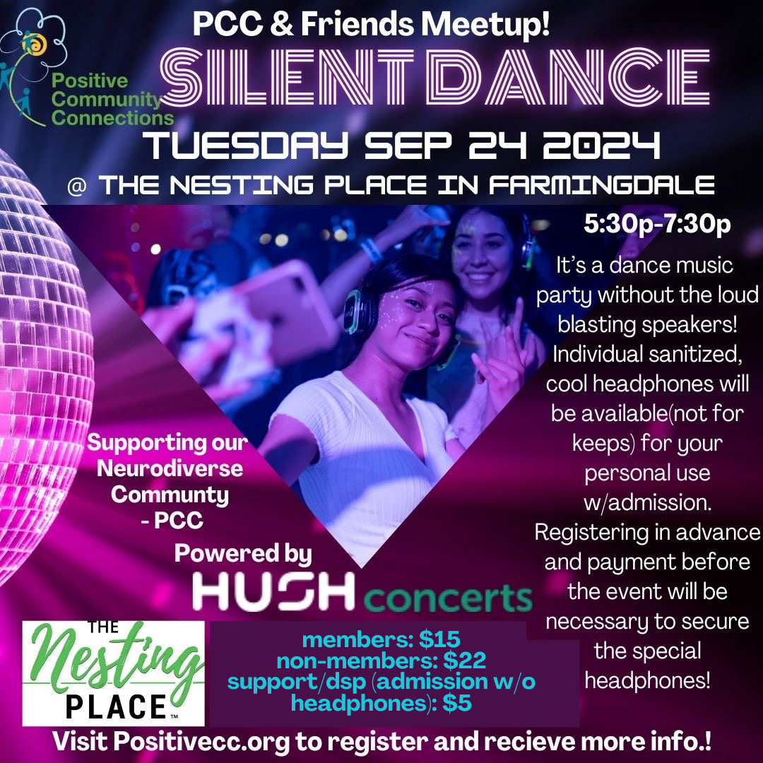 Silent Dance Meetup | Positive Community Connections