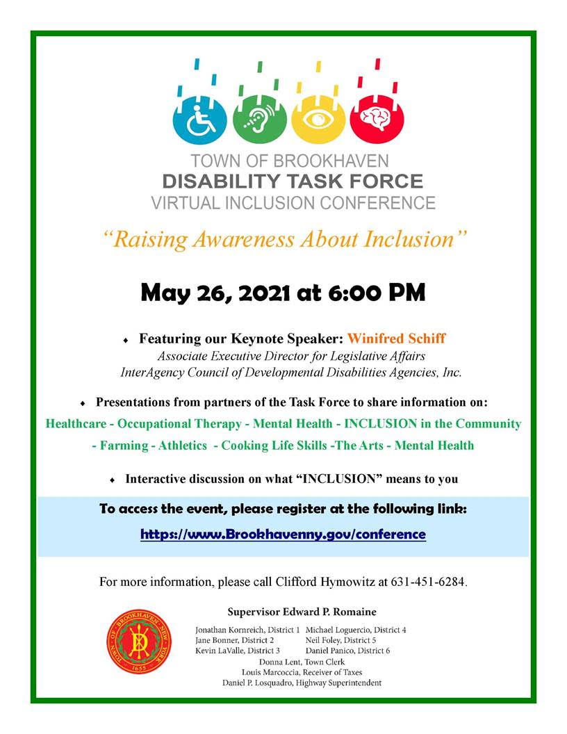 Town of Brookhaven Disability Task Force | Positive Community Connections